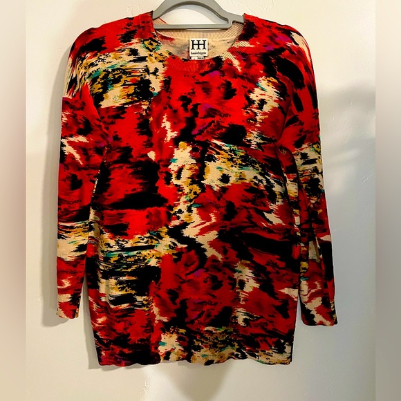 Haute Hippie | Sweaters | Haute Hippie Vibrant Crewneck Sweater Sm ...